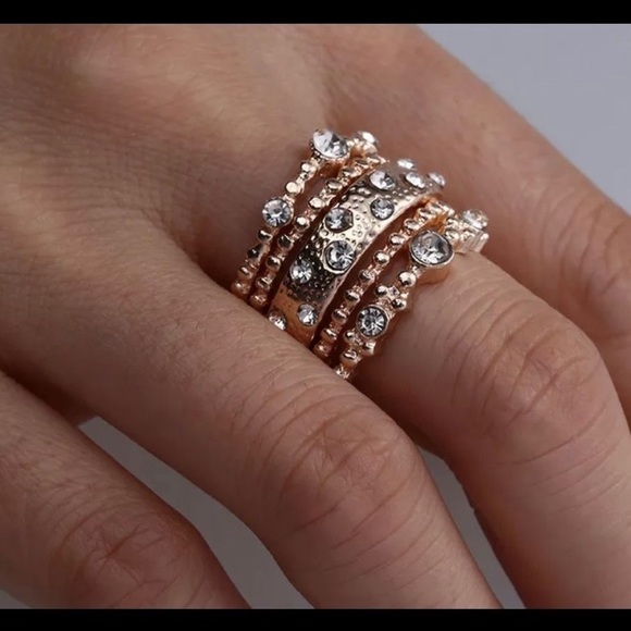 Jewelry | Stackable Rose Gold Rings Bogo | Poshmark